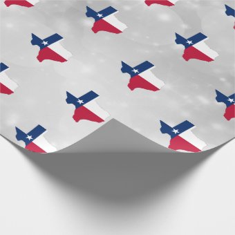 Texas State Flag Map Wrapping Paper | Zazzle