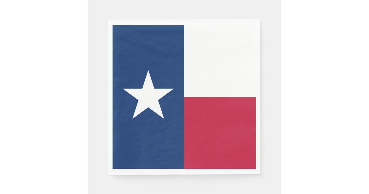 Texas State Flag Napkins | Zazzle