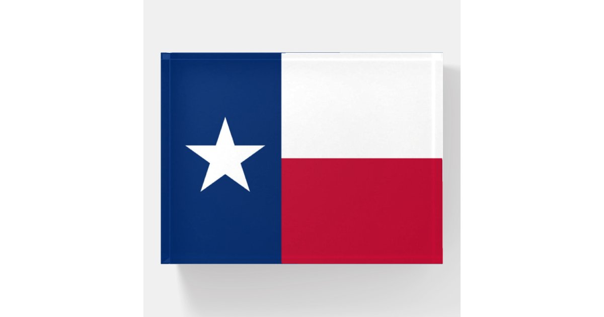 Texas State Flag Paperweight | Zazzle