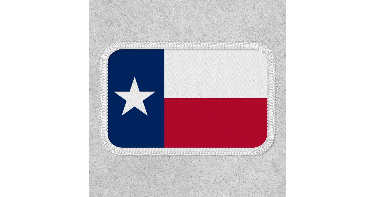 Texas State Flag Patch | Zazzle