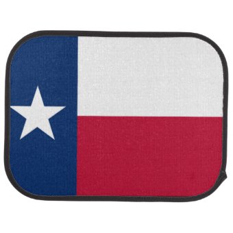 Texas State Flag Pattern Car Floor Mat | Zazzle