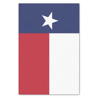 Texas State Flag Tissue Paper | Zazzle