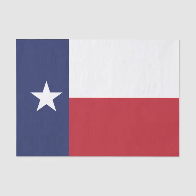 Texas State Flag Tissue Paper | Zazzle