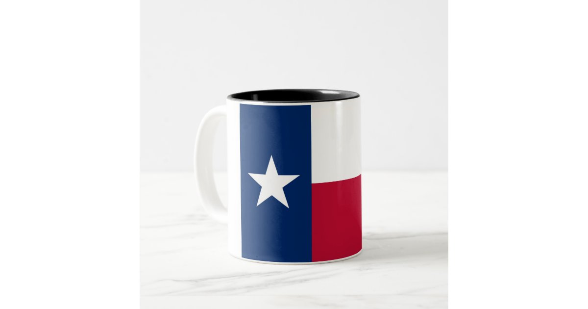 Texas State Flag Two-Tone Coffee Mug | Zazzle
