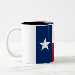 Texas State Flag Two-Tone Coffee Mug | Zazzle