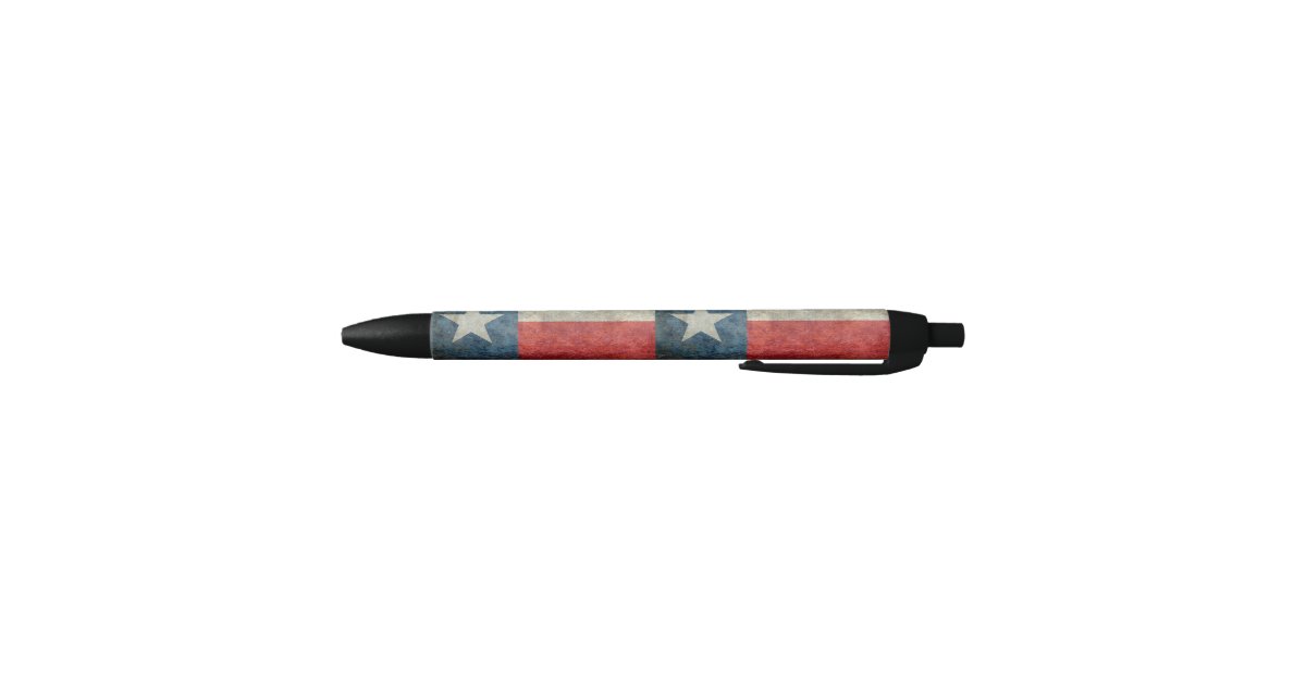 Texas state flag vintage retro style PEN | Zazzle