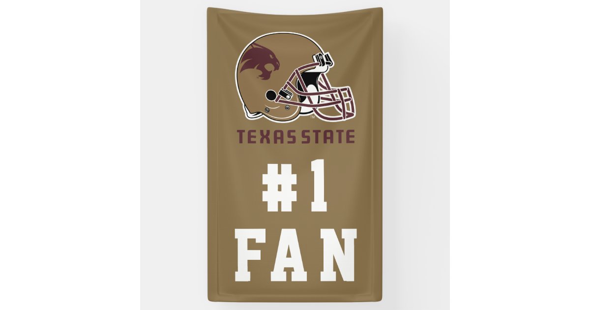 Texas State Helmet Logo Banner | Zazzle