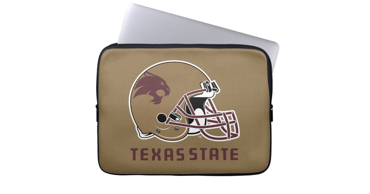 Texas State Helmet Logo Laptop Sleeve | Zazzle
