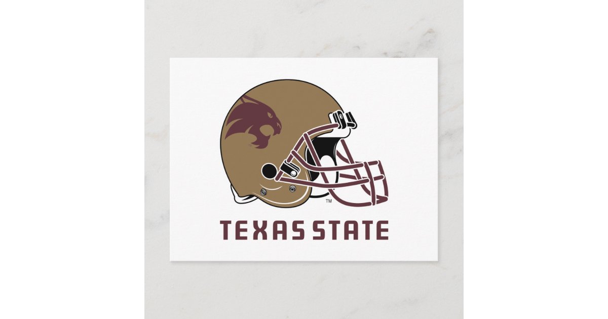 Texas State Helmet Logo Postcard | Zazzle