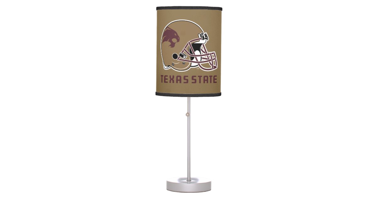 Texas State Helmet Logo Table Lamp | Zazzle