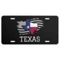 Texas State Map USA Patriotic Texan License Plate | Zazzle