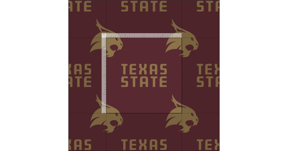 Texas State Maroon Pattern Fabric | Zazzle