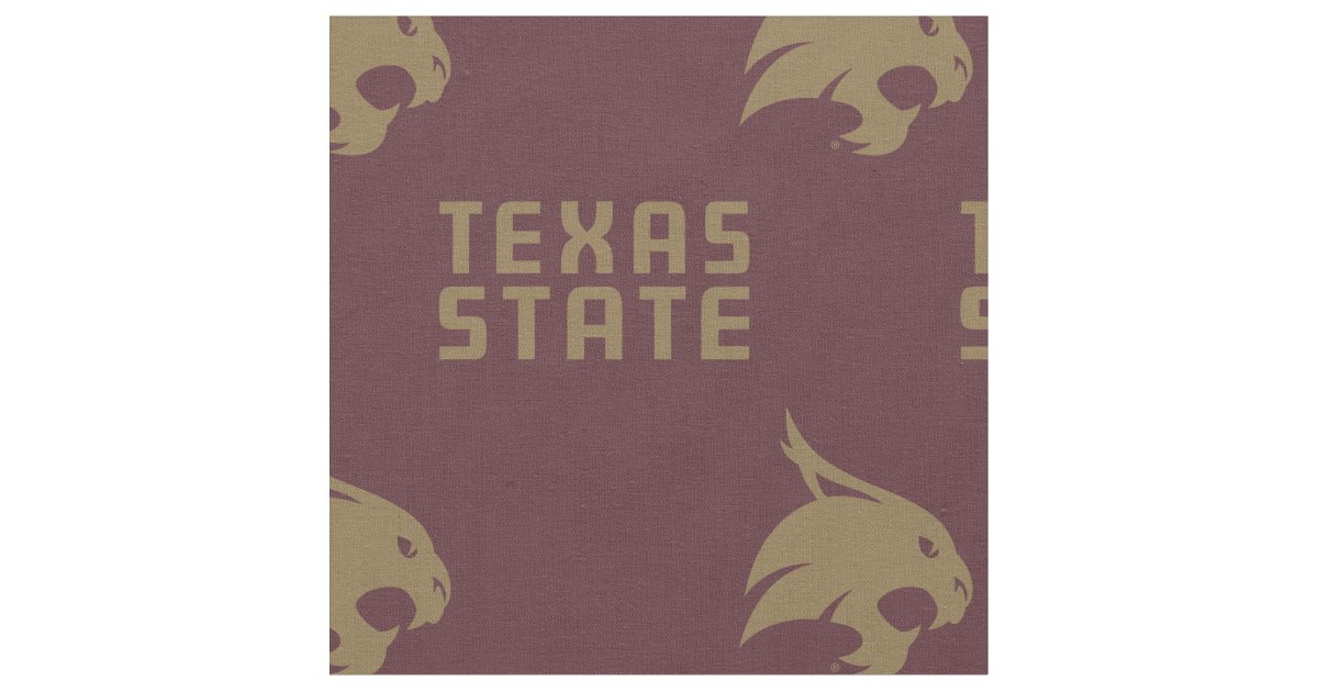 Texas State Maroon Pattern Fabric | Zazzle