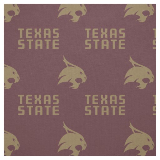 Texas State Maroon Pattern Fabric | Zazzle