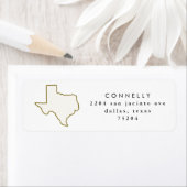Texas State Return Address Labels | Zazzle