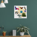 Texas State Symbols Poster | Zazzle