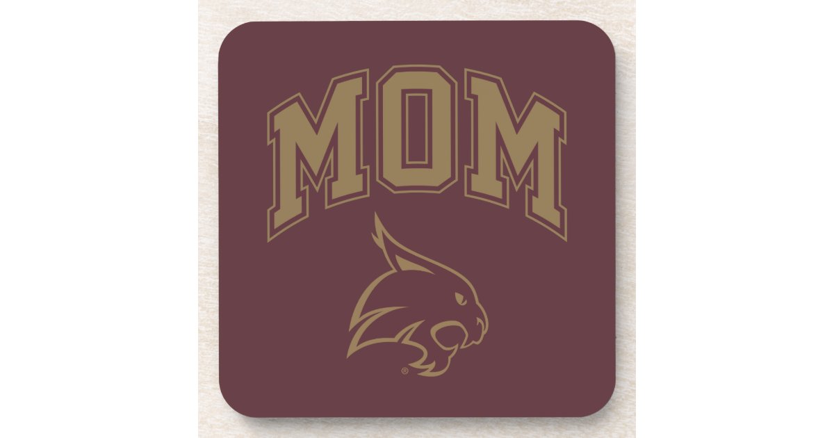 Texas State University Mom Beverage Coaster | Zazzle