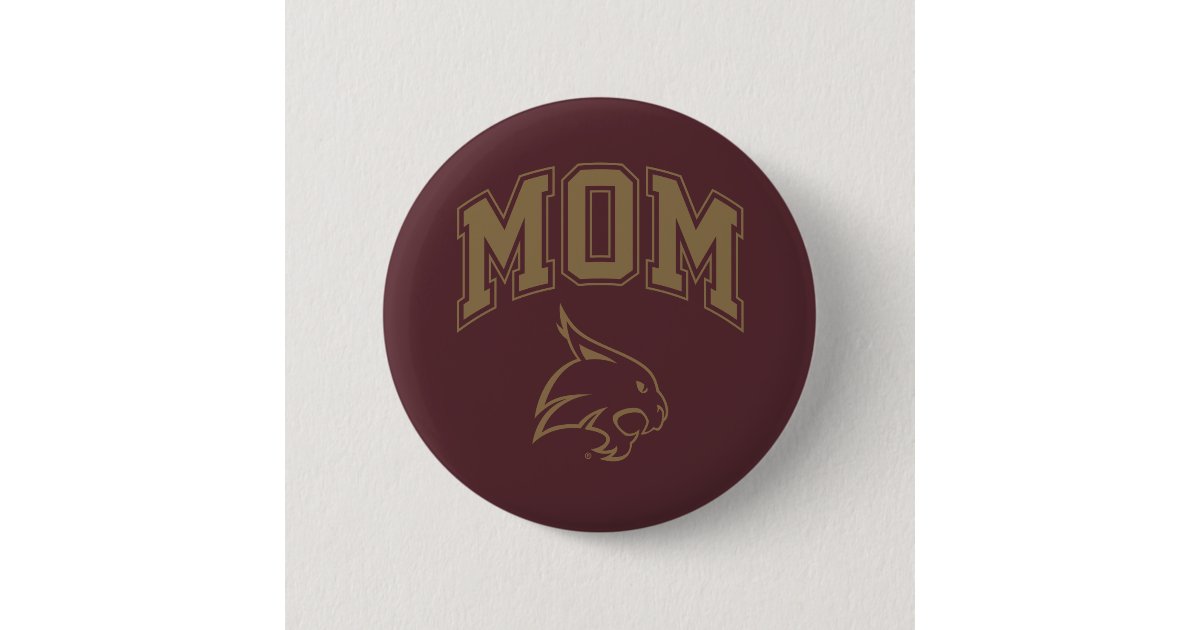 Texas State University Mom Button | Zazzle