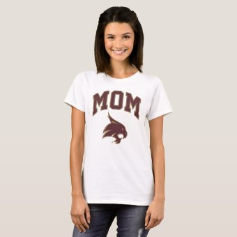 Texas State University Mom T-Shirt | Zazzle