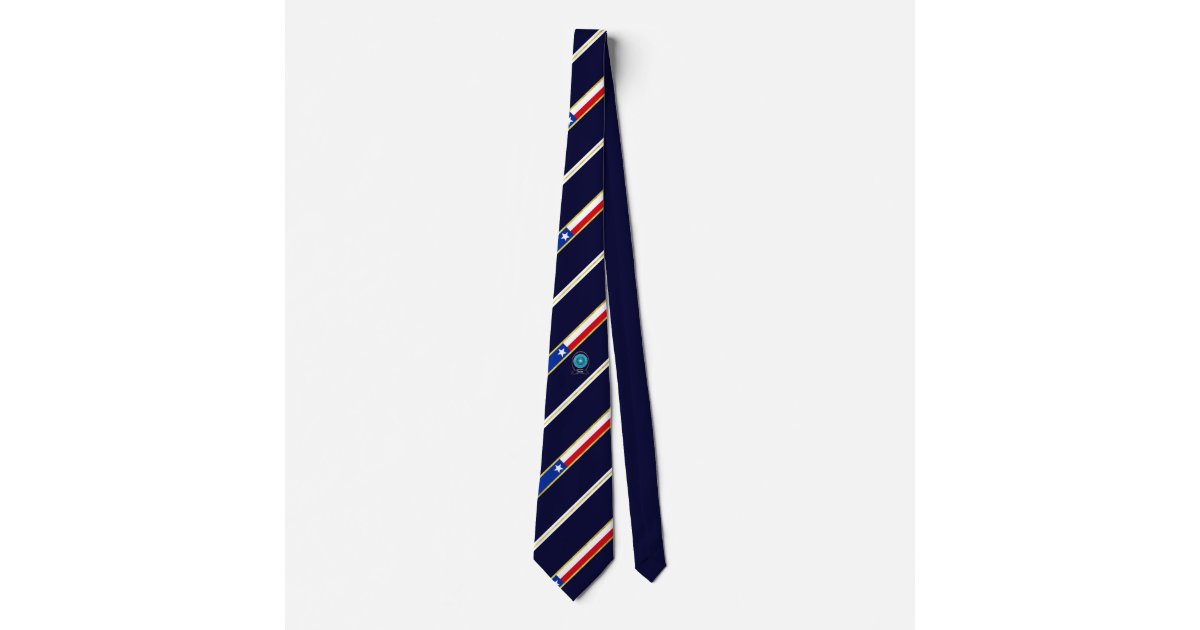 Texas stripes flag neck tie | Zazzle