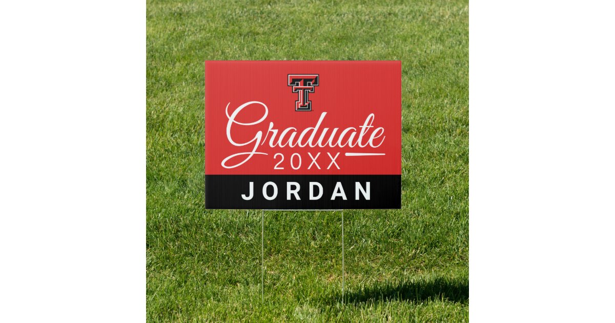 Texas Tech Graduate Sign | Zazzle