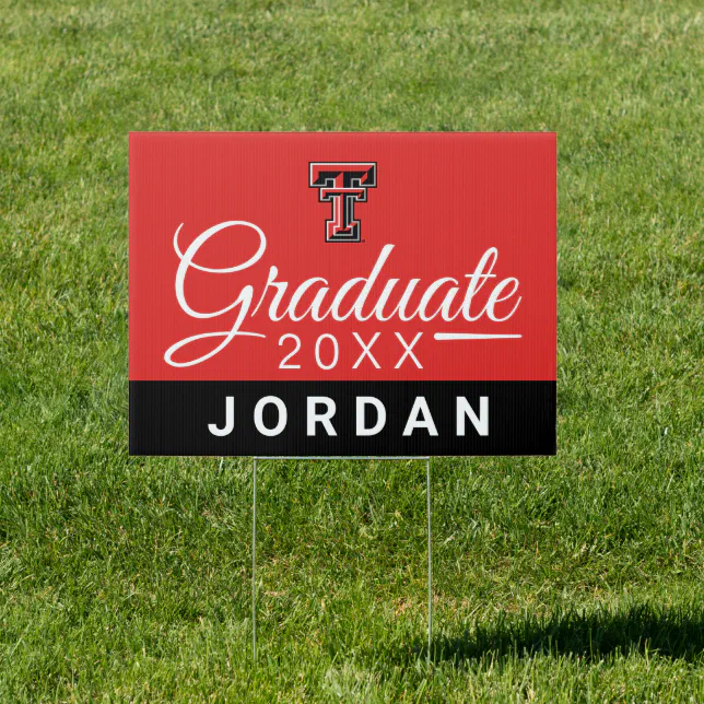 Texas Tech Graduate Sign | Zazzle