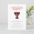 Texas Tech Tailgate Party Invitation | Zazzle
