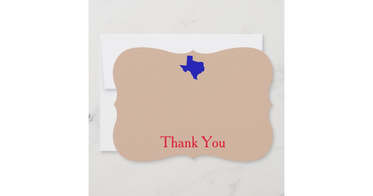 Texas Thank You Cards | Zazzle.com