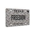 Texas Tough Freedom License Plate | Zazzle