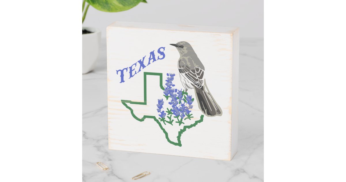 Texas Wooden Box Sign | Zazzle