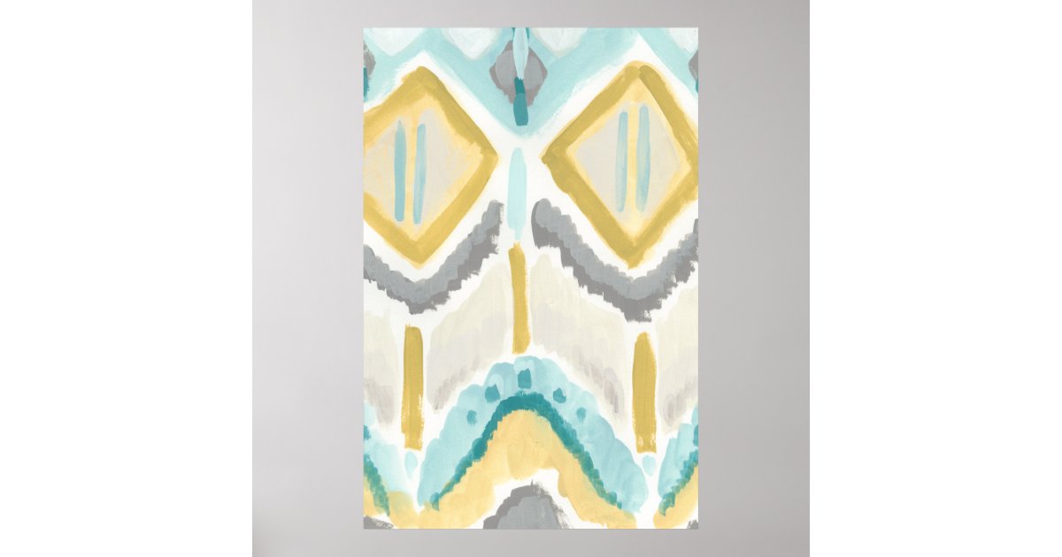 Textile Impression II Poster | Zazzle