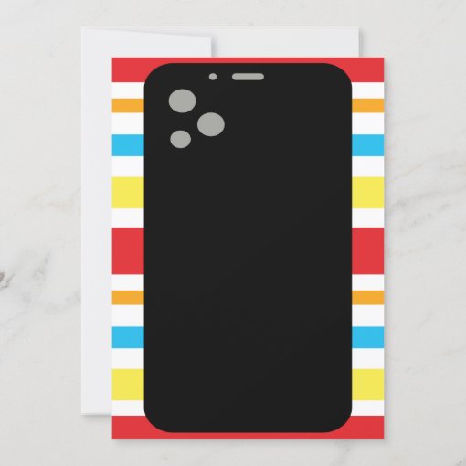Texting Birthday Party Invitation, Teenage Party Invitation | Zazzle