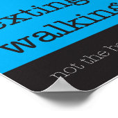 texting. walking. poster | Zazzle