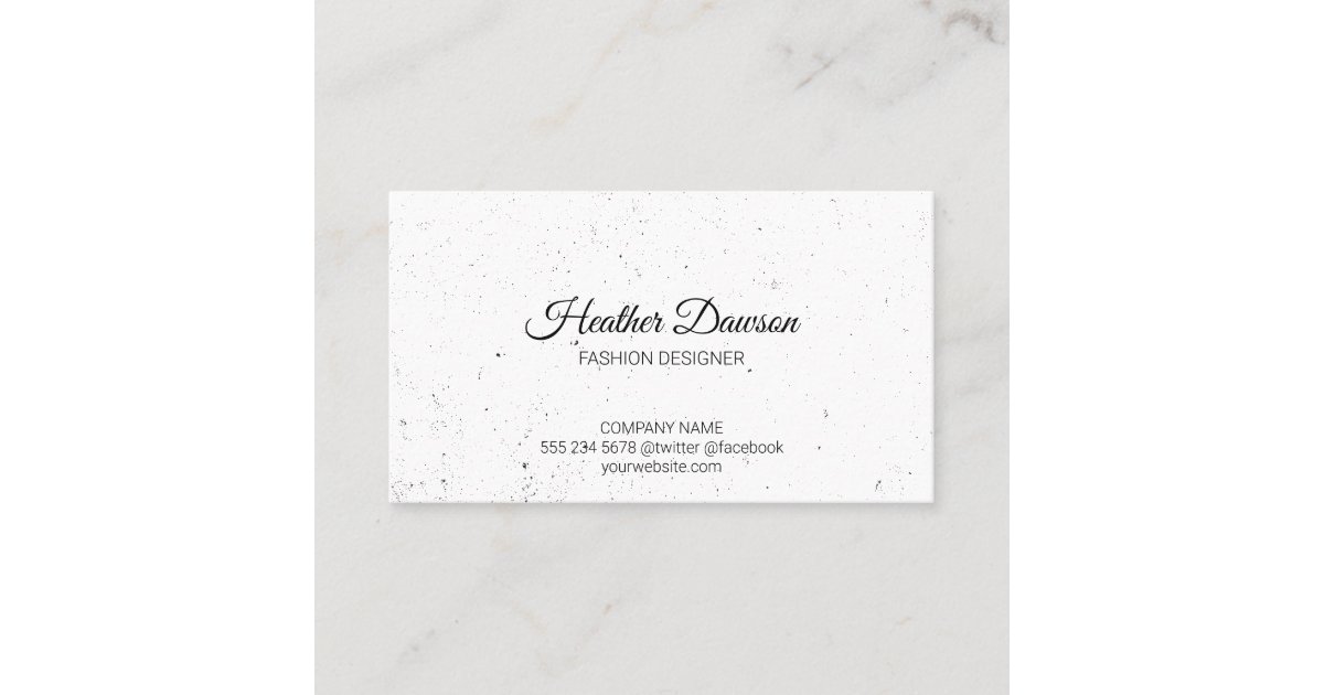 Texture | Modern Business Card | Zazzle