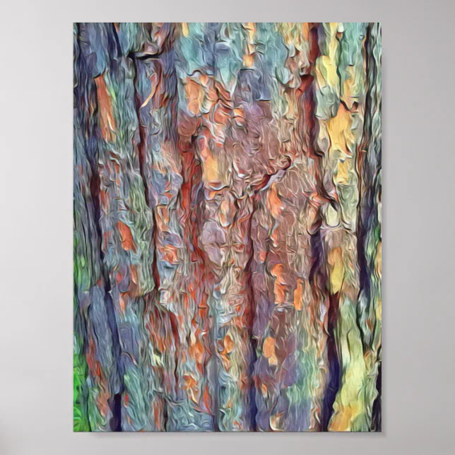 Texture of Tree Bark Photo Poster | Zazzle