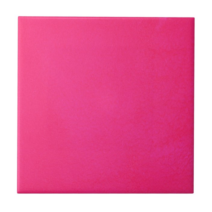 Textured Hot Pink Ceramic Tile | Zazzle.com