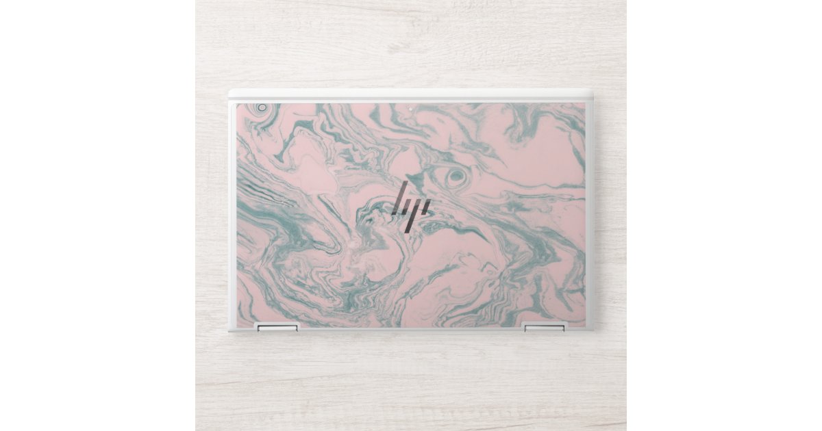 Textured Marble Laptop Cover HP Laptop Skin | Zazzle