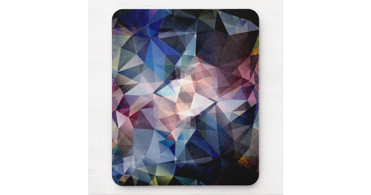 Textured Triangle Abstract Mouse Pad | Zazzle