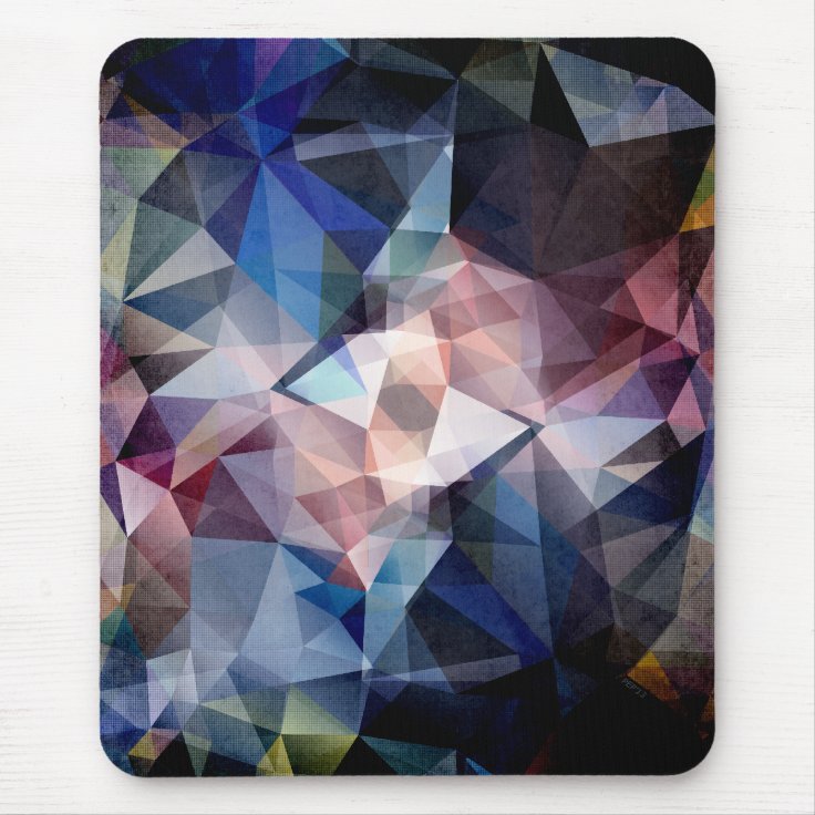 Textured Triangle Abstract Mouse Pad | Zazzle