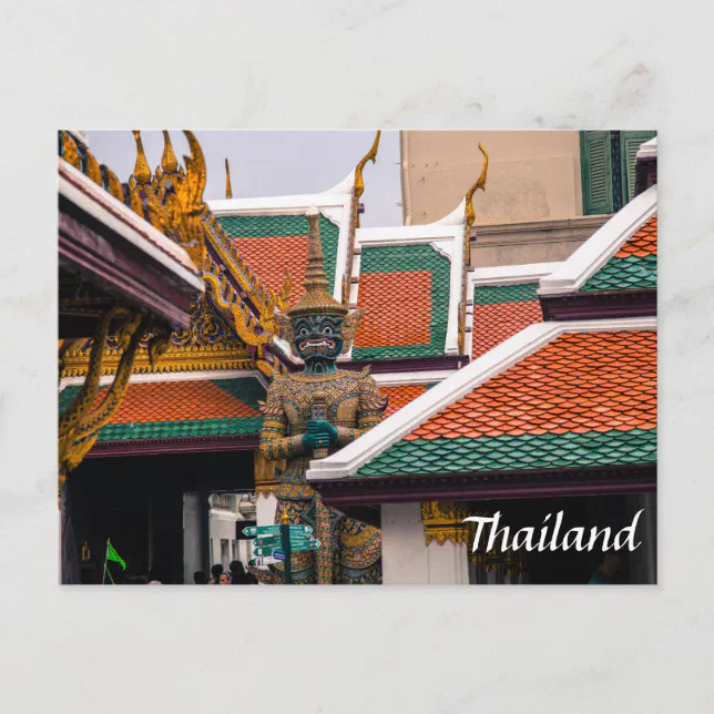 Thai Architecture Postcard | Zazzle