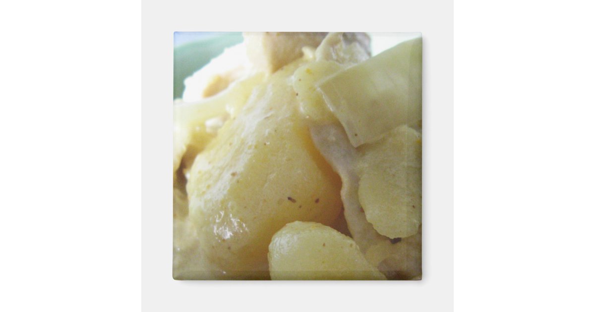 Thai Yellow Curry [แกงกะหรี่] .. Asian Street Food Magnet | Zazzle