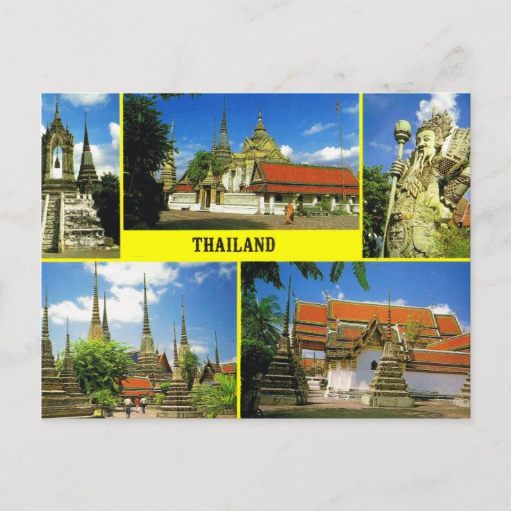 Thailand, Bangkok Postcard | Zazzle