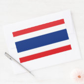 Thailand Flag Rectangular Sticker | Zazzle
