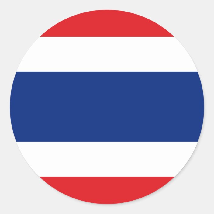 Thailand Flag Sticker | Zazzle.com