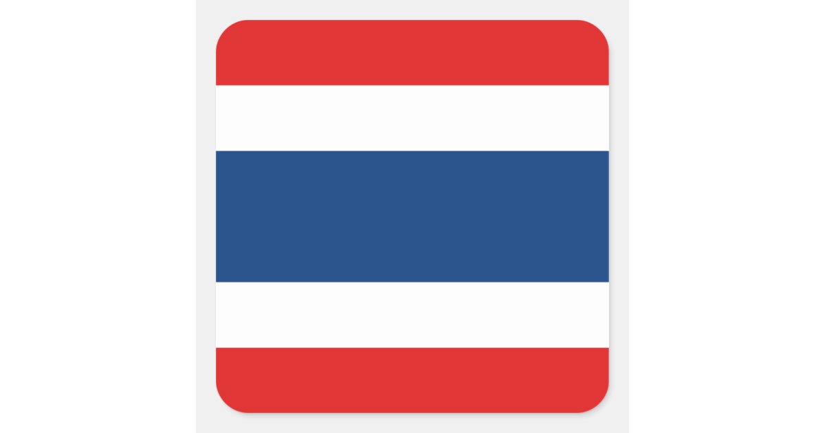 Thailand Flag Sticker | Zazzle