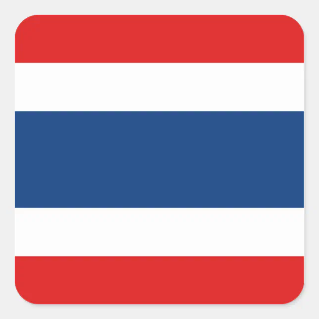 Thailand Flag Sticker | Zazzle