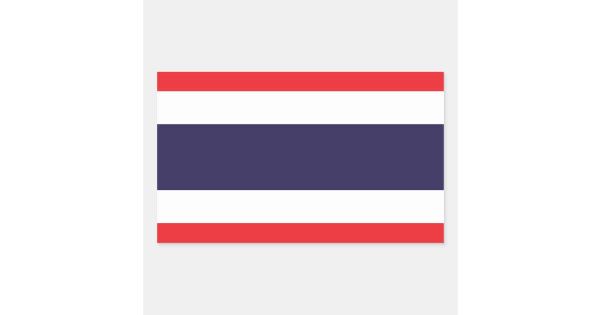 Thailand Flag Sticker | Zazzle.com