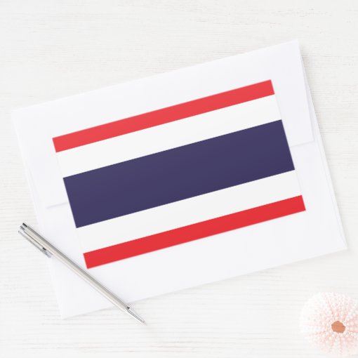 Thailand Flag Stickers* Rectangular Sticker | Zazzle