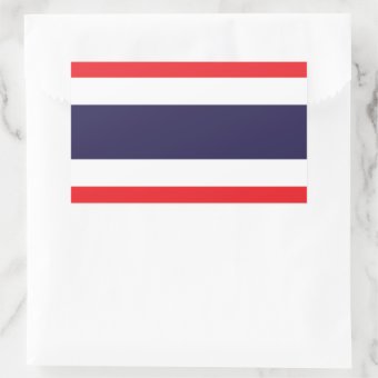 Thailand Flag Stickers* Rectangular Sticker | Zazzle