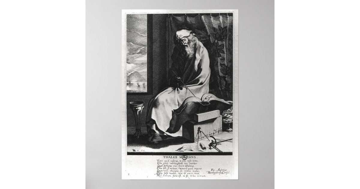 Thales of Miletus Poster | Zazzle